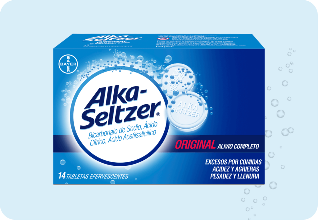 ALKA SELTZER X 10 TABLETAS EFERVECENTES - Droguería Kafer | Compra en línea