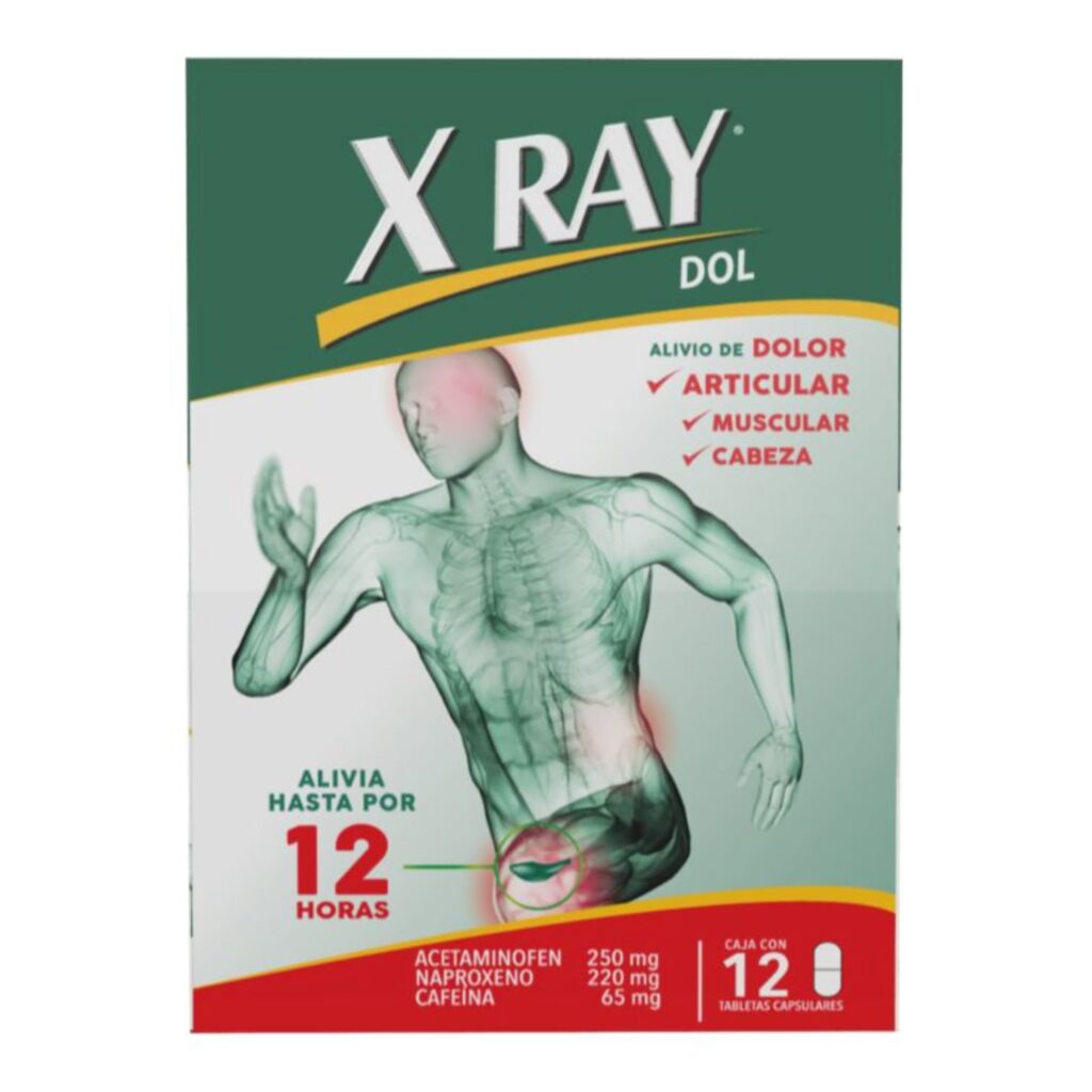 X RAY DOL X 12 CAPSULAS - Droguería Kafer | Compra en línea